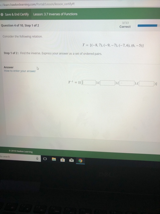 Solved leam hawkeslearning.com/Portal/Lesson/lesson, | Chegg.com