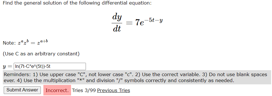 Solved This is Calc II Chapter of Separation of Variables. | Chegg.com