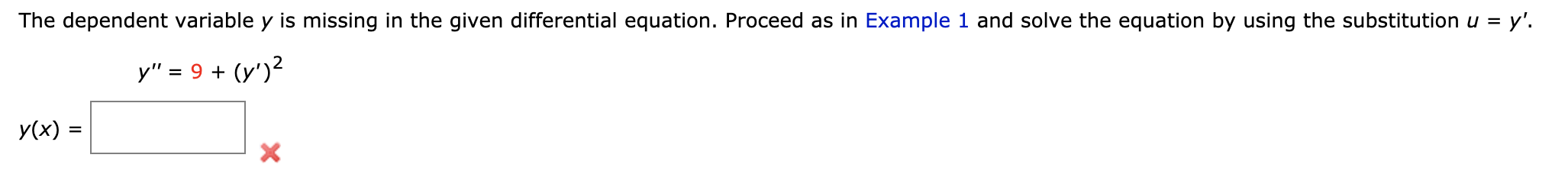 Solved The Dependent Variable Y Is Missing In The Given