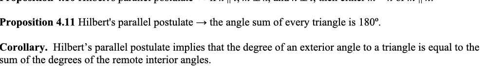Solved 4) Assume the Hilbert Parallel Postulate. Let AB be | Chegg.com