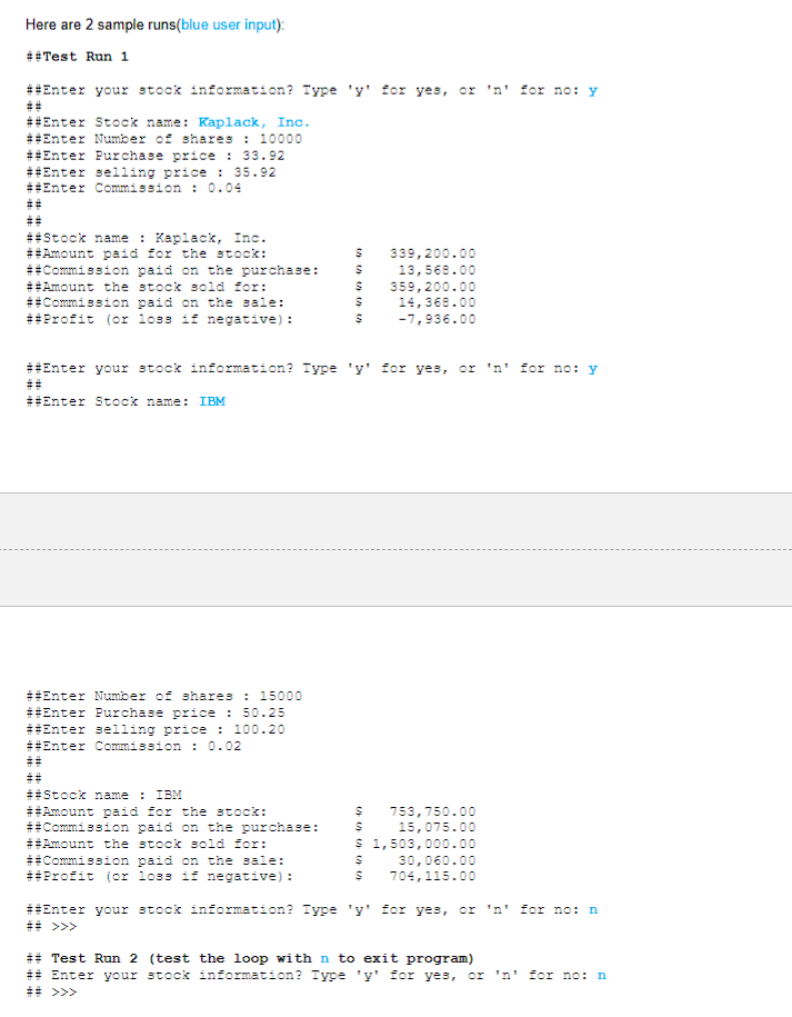 Solved *******for all program sets you must use this | Chegg.com