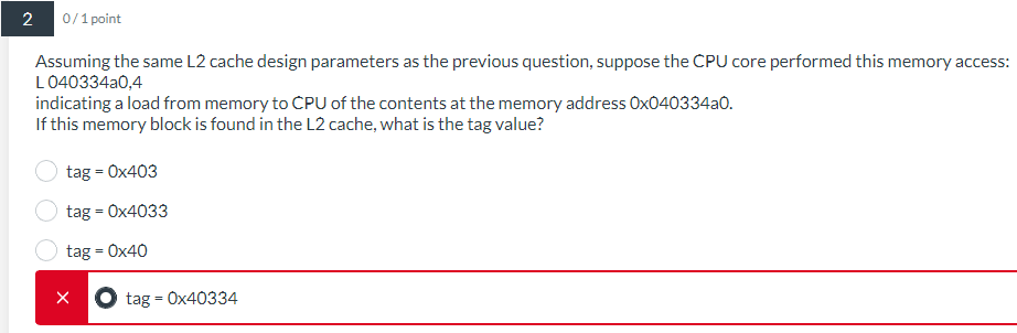 Solved Assuming the same L2 cache design parameters as the | Chegg.com
