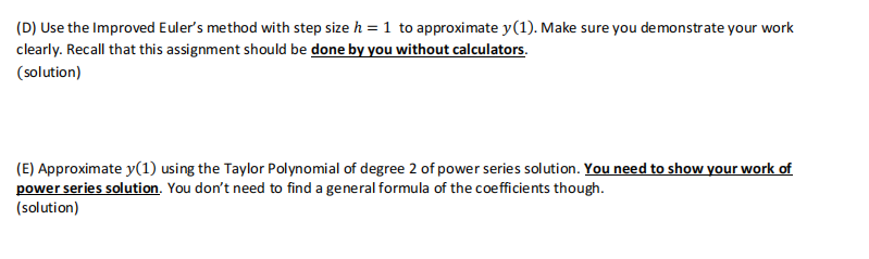 Solved 1. (5 points) Consider the following initial value | Chegg.com