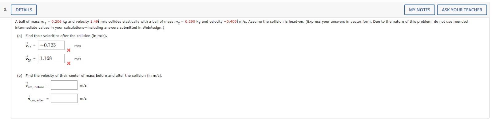 Solved intermediate values in your calculations-including | Chegg.com