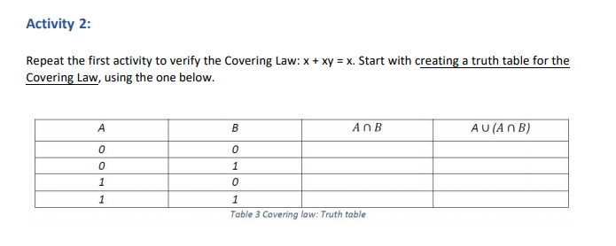 Solved Activity 1: As a part of your lab activity, you need | Chegg.com