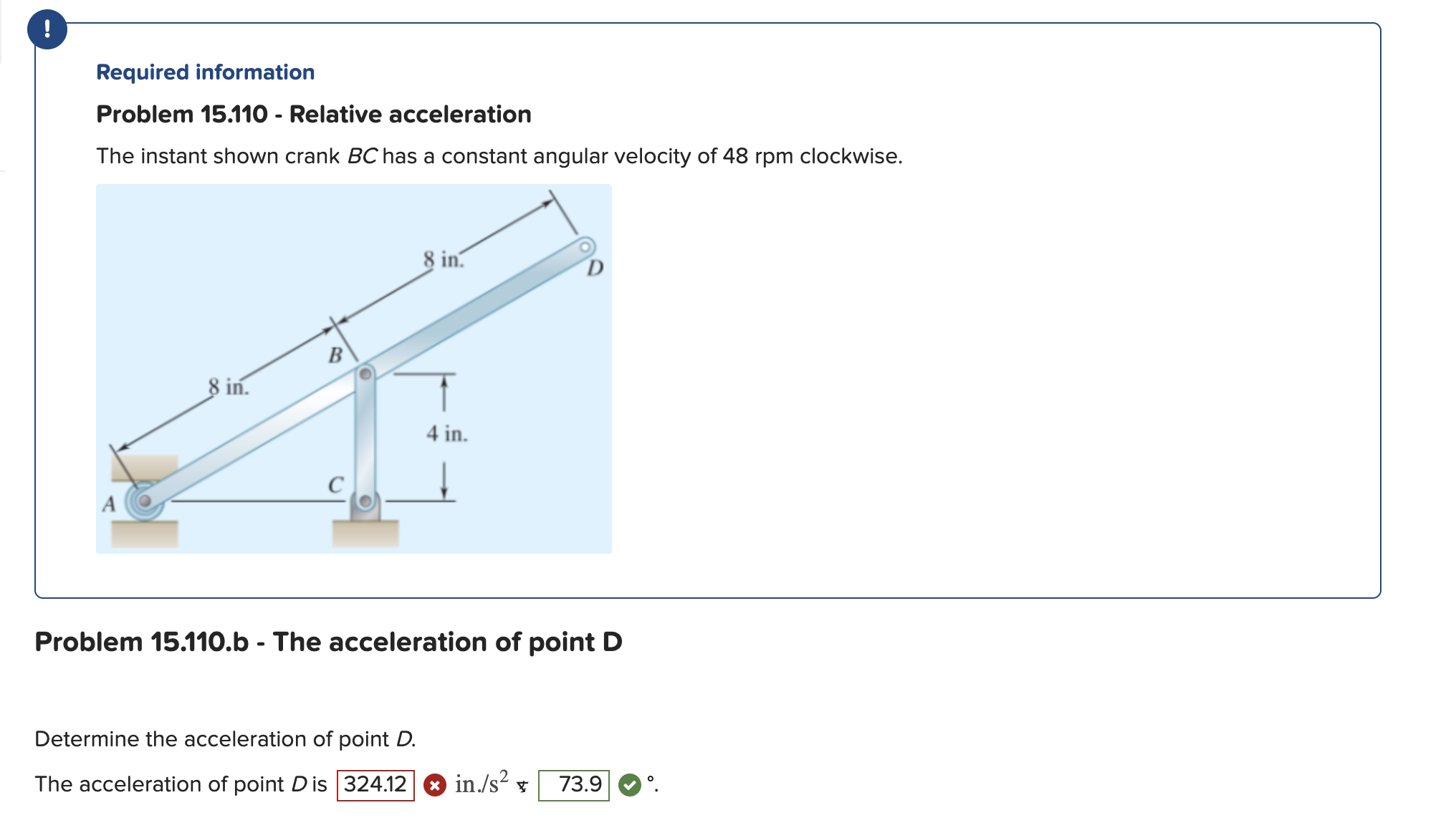 Solved Required informationProblem 15.110 - ﻿Relative | Chegg.com