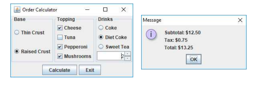 Solved JAVA GUI Project Requirements: There should be 5 | Chegg.com