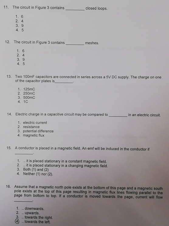 Solved E2 Figure 3 11. The circuit in Figure 3 contains | Chegg.com