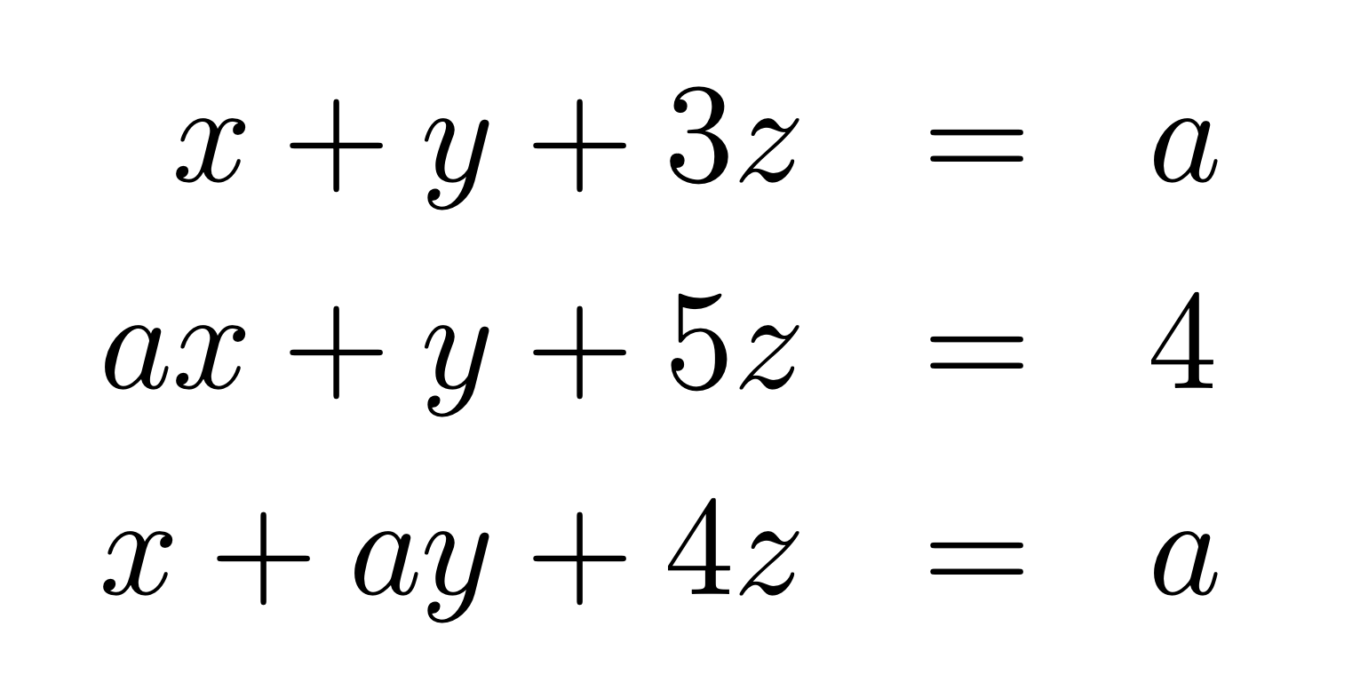 Solved a) For what values of a does this system have | Chegg.com