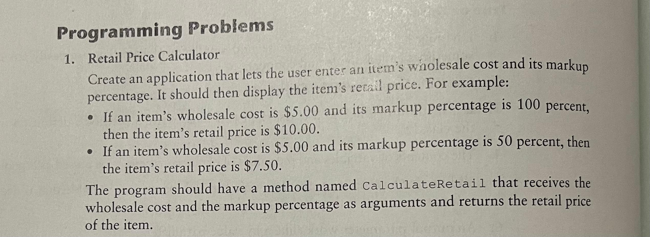 Solved Write in C# program and there will be no hard code | Chegg.com