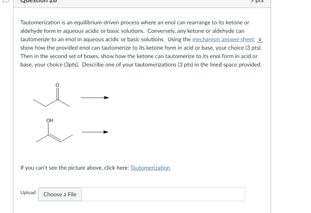 Solved Tautomerization is an equilibrium-driven process | Chegg.com