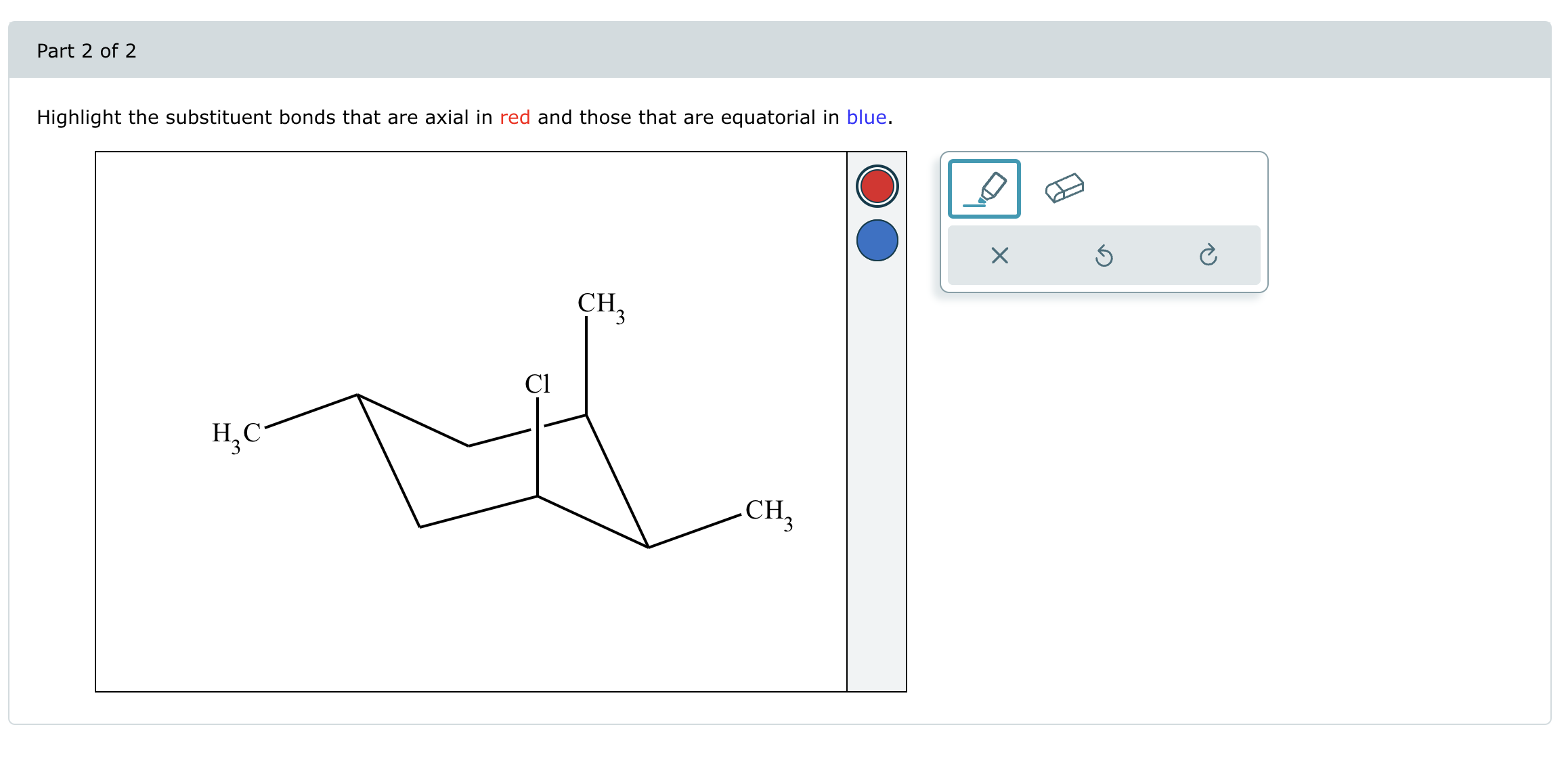 Solved Consider the following conformation of a substituted | Chegg.com