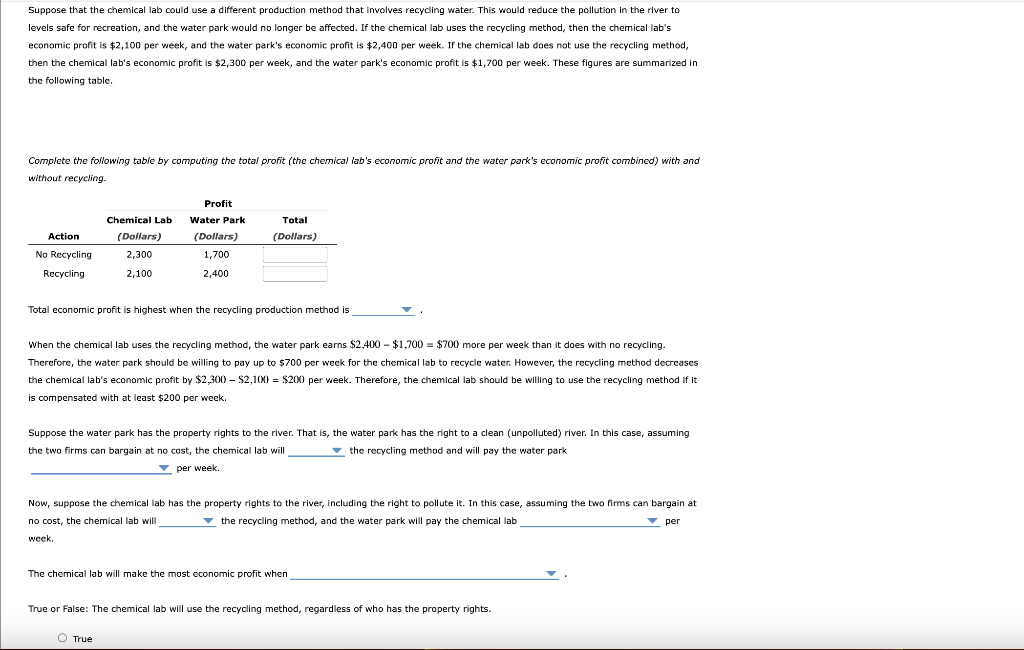 Solved Suppose that the chemical lab could use a different | Chegg.com