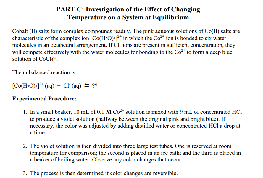 Solved By making reference to your observations, | Chegg.com