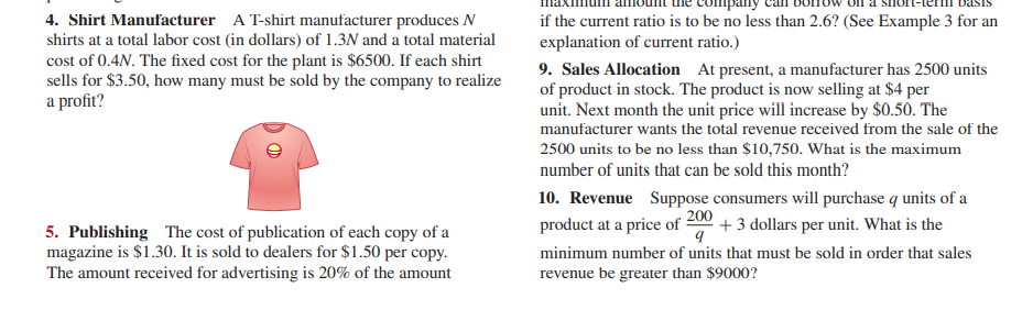 Solved Answer P.61 number 4 and 10 on paper please and show | Chegg.com
