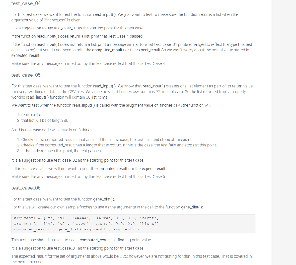Solved test_case_04 For this test case, we want to test the | Chegg.com