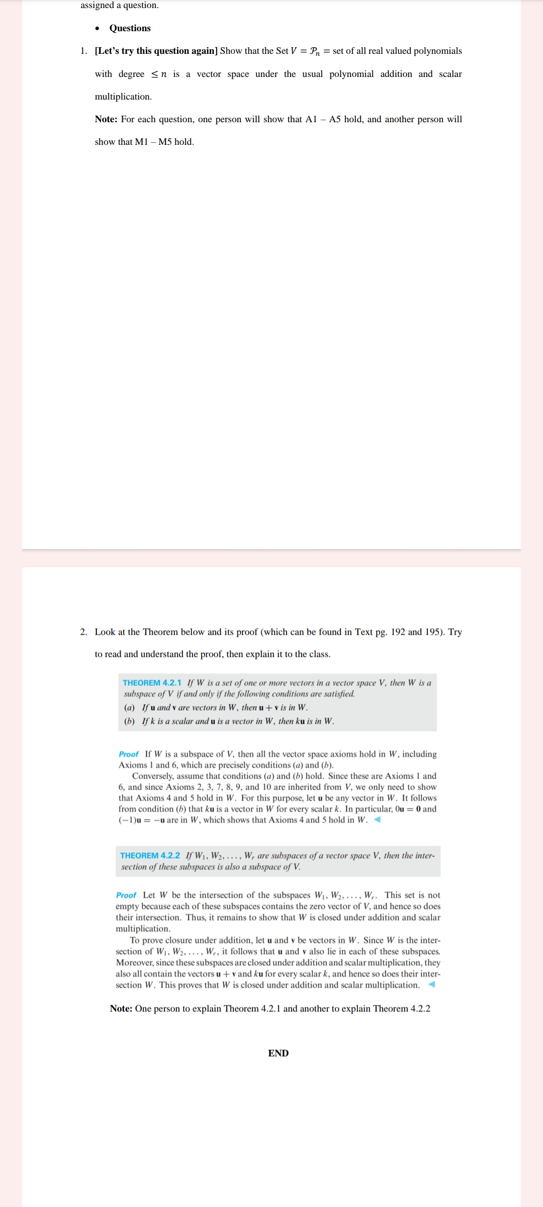 Solved assigned a question.- ﻿Questions1. [Let's try this | Chegg.com