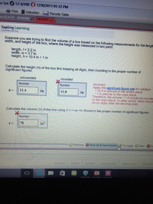 Solved Suppose you are to find the volume of a box based the | Chegg.com