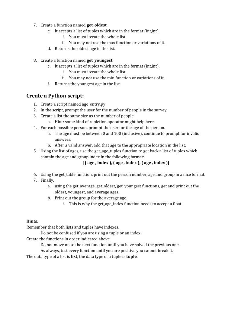 Solved Assignment Week 10: Age Analyzer Application In this | Chegg.com