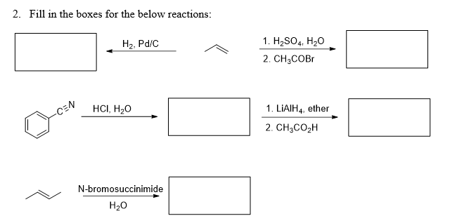 Solved 1. Draw all possible products of the reaction shown | Chegg.com