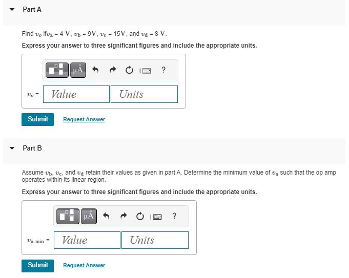 Solved Assume vb,vc and vd retain their values as given in | Chegg.com