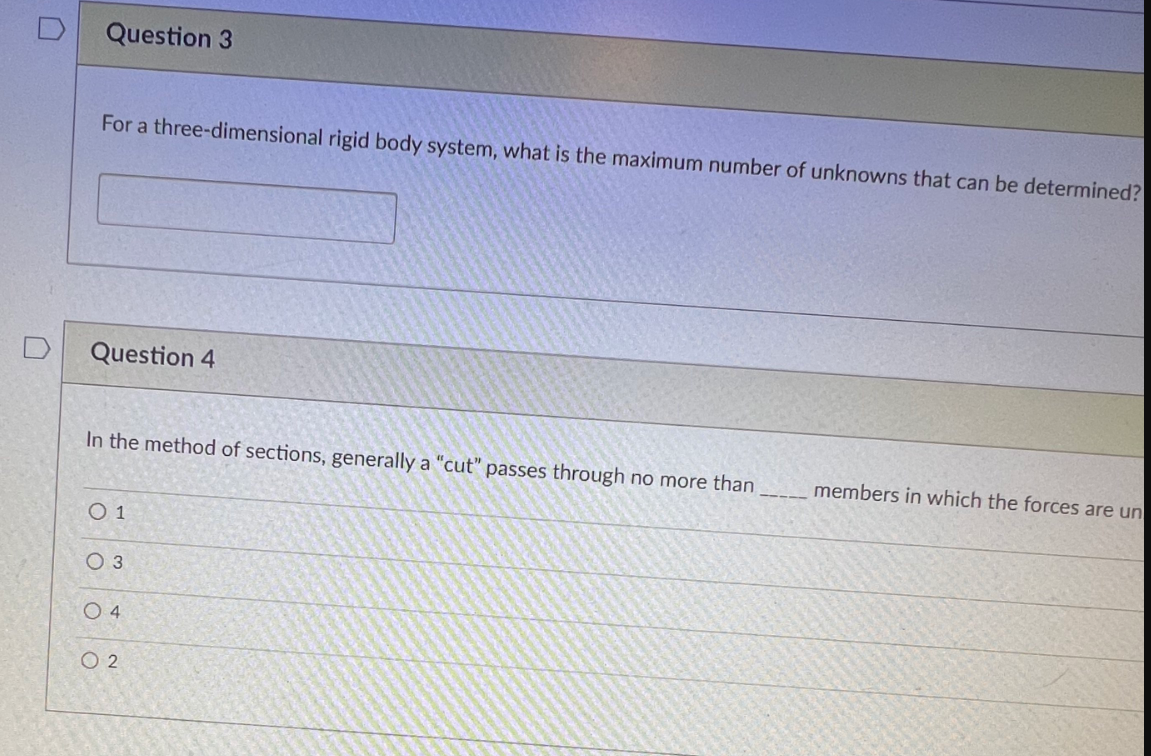 Solved PLEASE ANSWER BOTH QUESTIONS!! Question 4 In the | Chegg.com