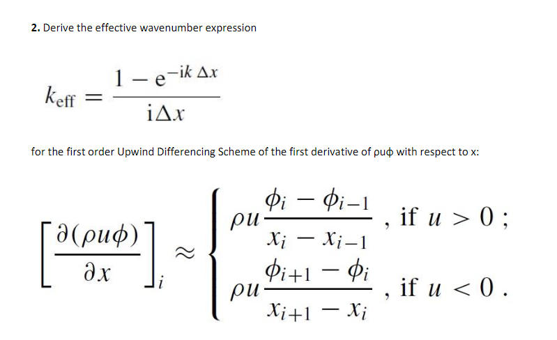 Solved 2. Derive the effective wavenumber expression | Chegg.com