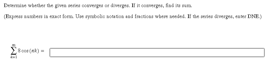 Solved Determine whether the given series converges or | Chegg.com