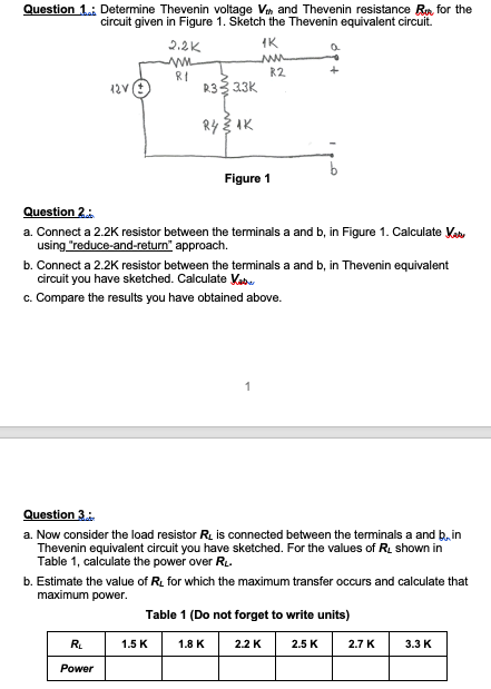 Solved Question 10. ﻿Determine Thevenin voltage Vth ﻿and | Chegg.com