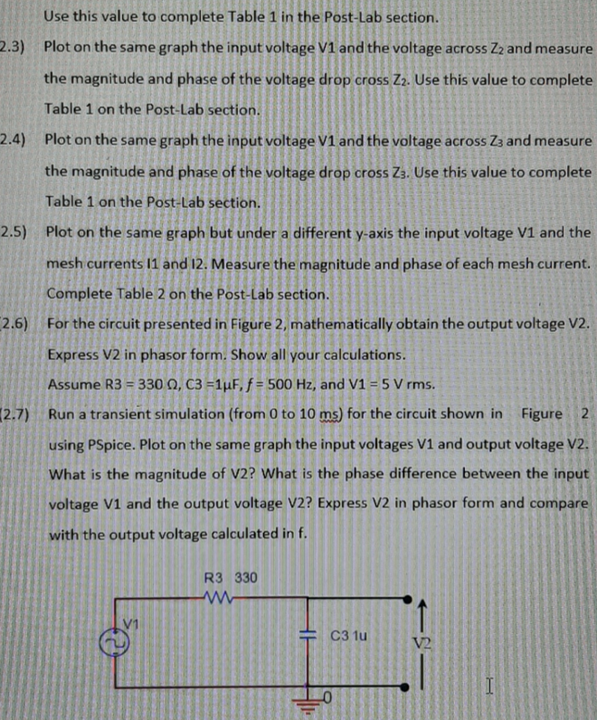 Solved Figure 1. AC network used in the mesh-current | Chegg.com