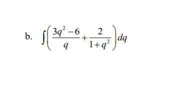 Solved 3q² - 6 9 + 2 1+q? | Chegg.com