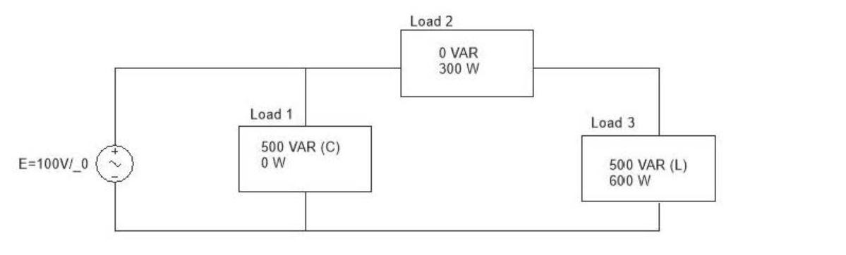 Solved For the power system shown find the real power, | Chegg.com
