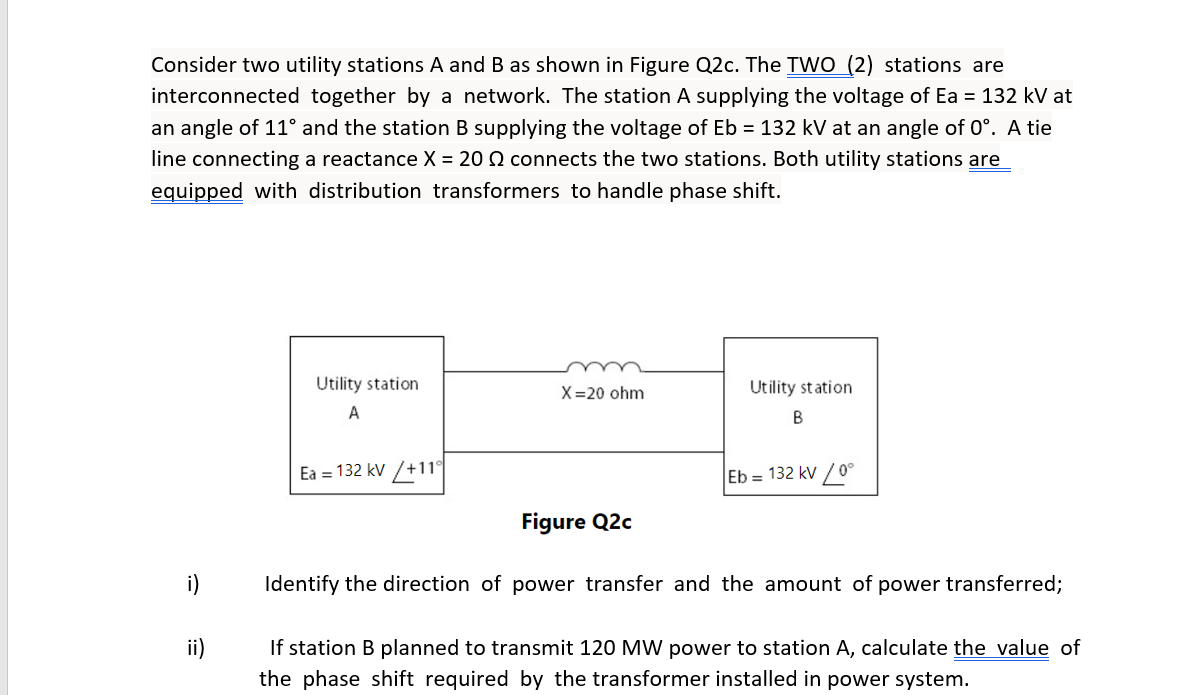 Solved Consider two utility stations A and B as shown in | Chegg.com