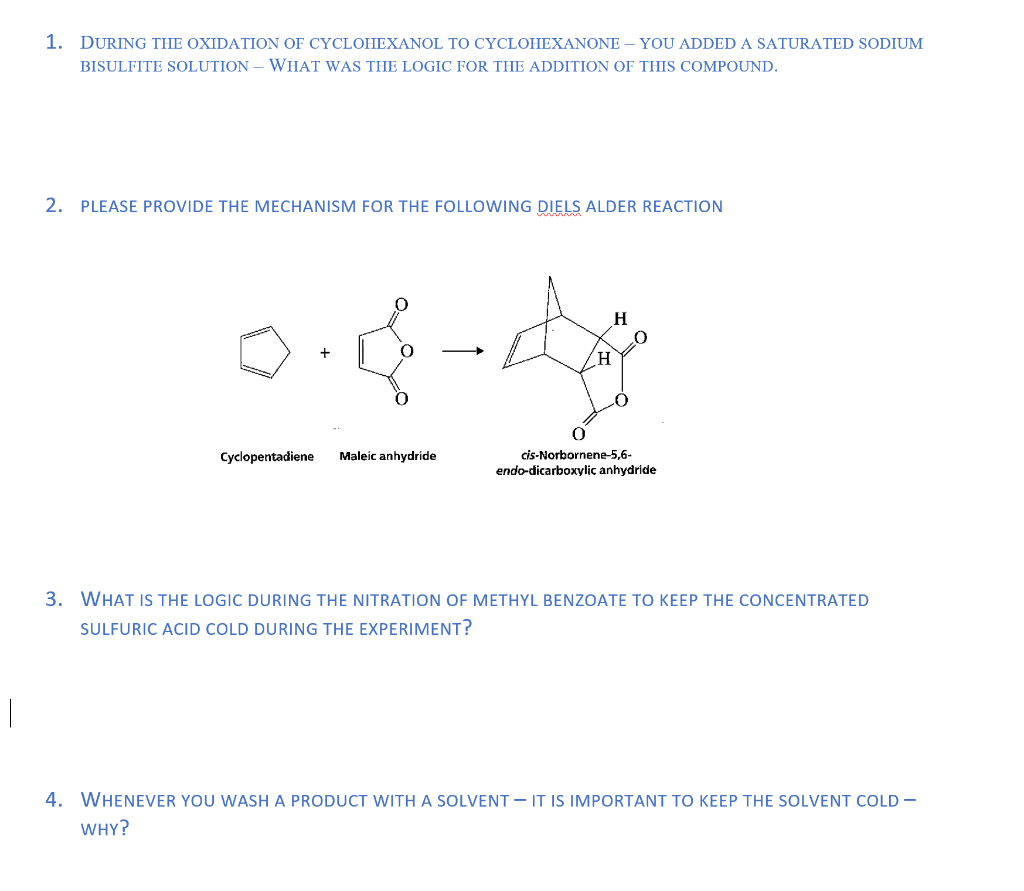Solved 1. DURING THE OXIDATION OF CYCLOHEXANOL TO | Chegg.com