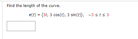 Solved Find the length of the curve. | Chegg.com