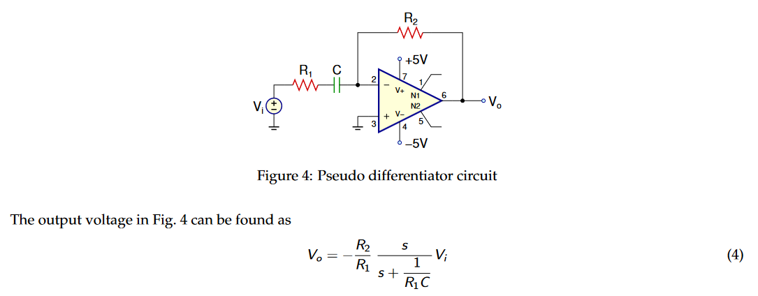Solved Pseudo Differentiator 1. For the first order | Chegg.com