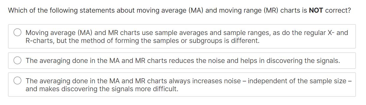 Solved Which of the following statements about moving | Chegg.com