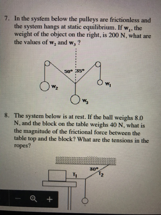 Solved 4. The system below is in static equilibrium. 40 30 N | Chegg.com