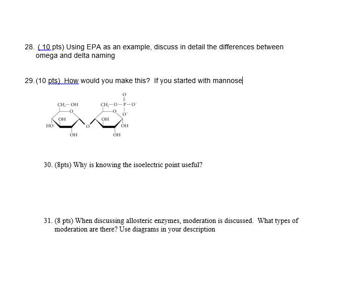 Solved 28. 10. pts) Using EPA as an example, discuss in | Chegg.com