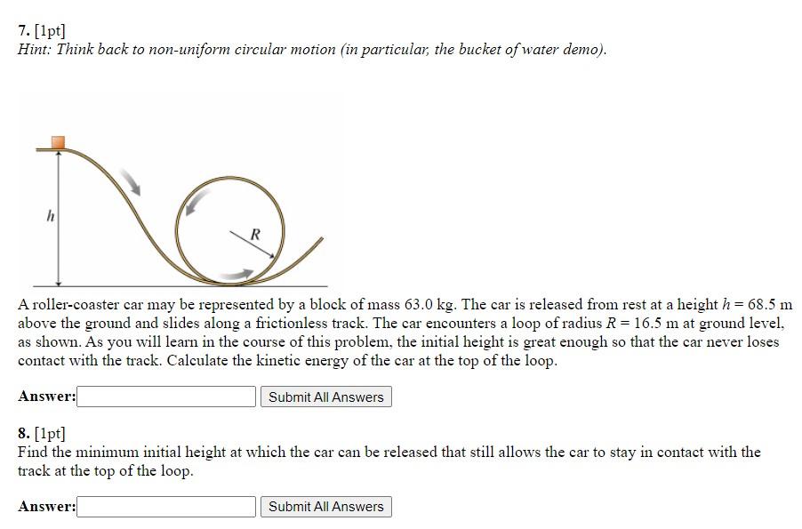 Solved 7. [1pt] Hint: Think back to non-uniform circular | Chegg.com