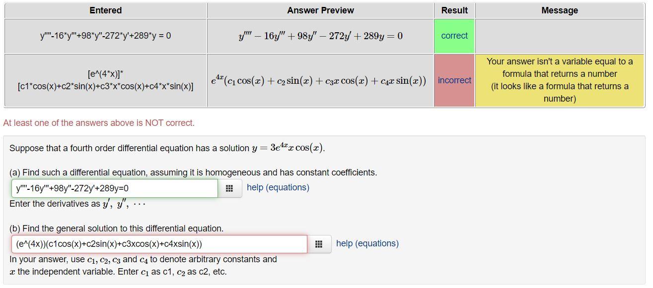 Solved Entered Answer Preview Result Message | Chegg.com