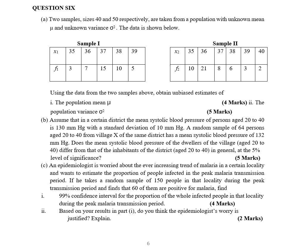 Solved (a) Two samples, sizes 40 and 50 respectively, are | Chegg.com