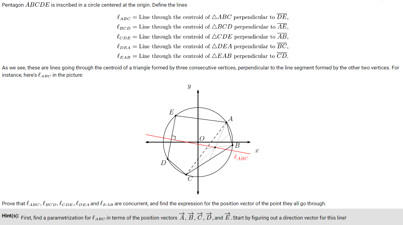 Solved Pentagon ABCDE is inscribed in a circle centered at | Chegg.com