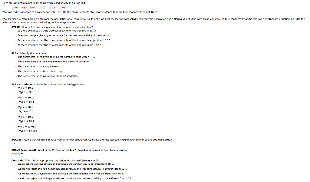 Solved The Survey of Study Habits and Attitudes (SSHA) is a | Chegg.com