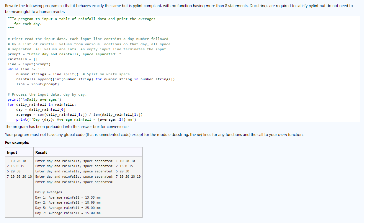 Solved be meaningful to a human reader. "u" A program to | Chegg.com