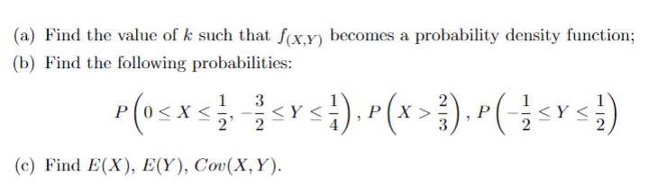 Solved Let Xy Be A Continuous Random Vector With 