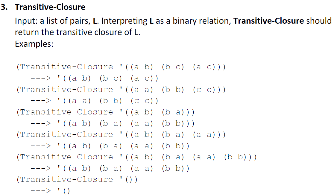Implement The Following Racket Function You Must 1123
