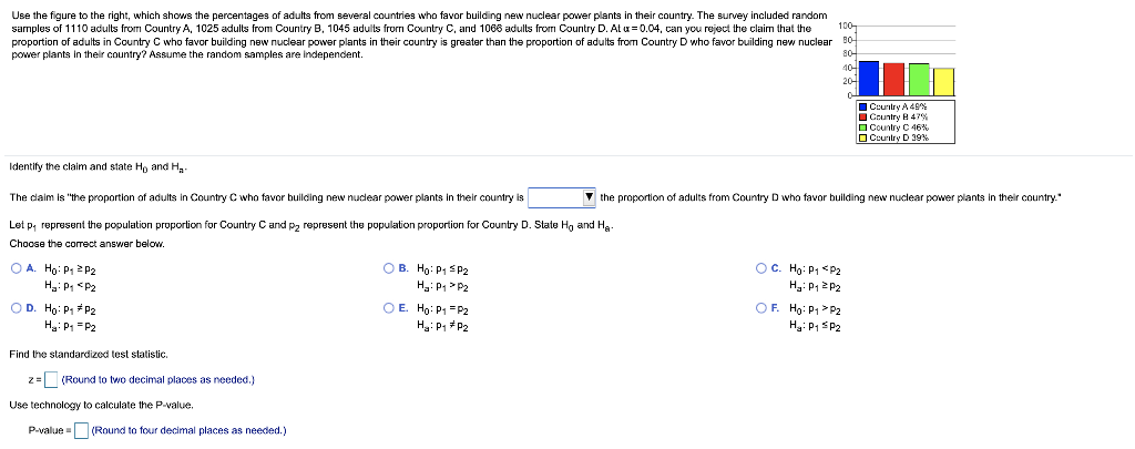 Solved Decide whether to reject or fail to reject the null | Chegg.com