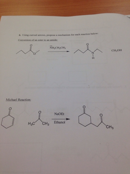 Solved Using curved arrows, propose a mechanism for each | Chegg.com