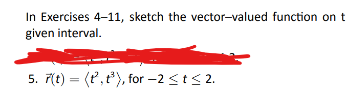 Solved In Exercises 4–11, sketch the vector–valued function | Chegg.com